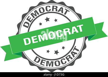 democrat stamp. sign. seal Stock Vector Image & Art - Alamy