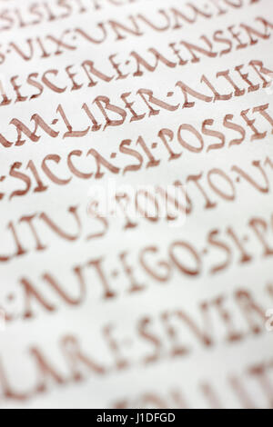 Close up view of ancient writing. Polytonic greek script Stock Photo ...