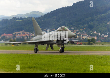 Eurofighter Typhoon modern military interceptor aircraft cockpit canopy ...