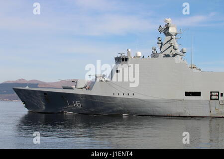 A Rheinmetall Oerlikon Millennium 35mm Naval Revolver Gun (GDM-008), a ...