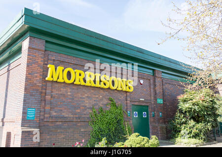 exterior of Morrisons supermarket , Oswestry Stock Photo - Alamy