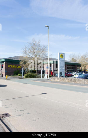 exterior of Morrisons supermarket , Oswestry Stock Photo - Alamy