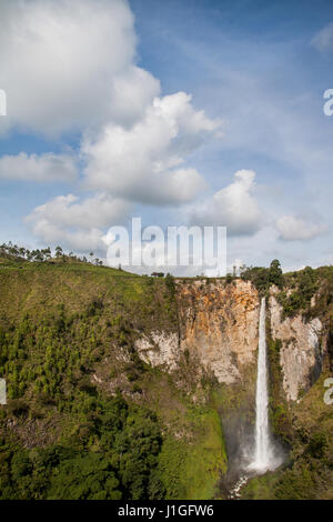 Sipiso-piso waterfall famous travel destination natural landmark and ...