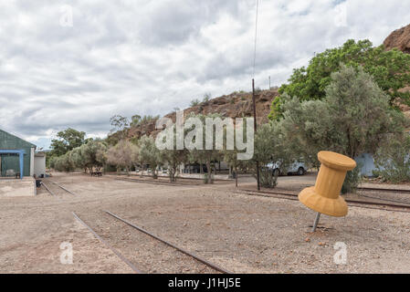 Calitzdorp, South Africa pin on map Stock Photo - Alamy