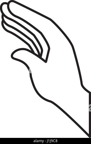 hand human laying icon Stock Vector Image & Art - Alamy