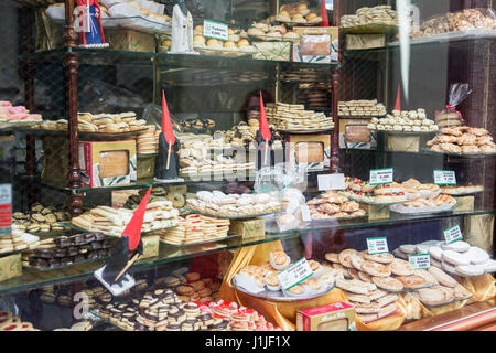 Showcase of pastry traditional during the week of the feast of Holy ...