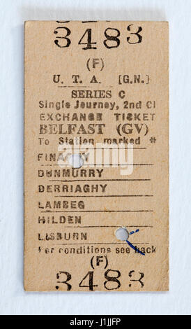 Old Vintage 1960s Irish Railway Train Ticket - Mystery Tour from ...