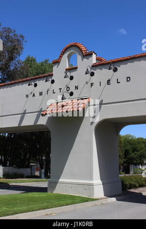 Main Gate, former Air Force Base Hamilton Field, Novato, California ...