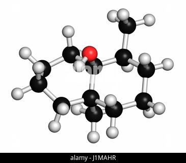 Geosmin earthy flavour molecule. Responsible for the typical taste of ...