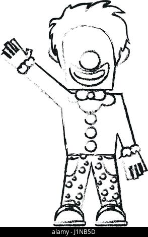 clown with no eyes cartoon icon image Stock Vector Image & Art - Alamy