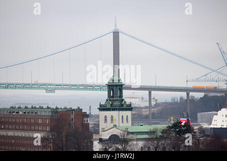 Älvsborg Bridge, Gothenburg Sweden swedish goteborg suspension bridge ...