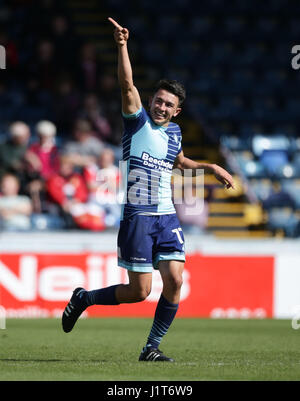 Wycombe Wanderers' Luke O'Nien celebrates promotion to League One ...