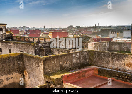 Top view and roofs of traditional Moroccan houses Stock Photo - Alamy
