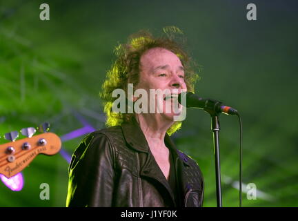 The Zombies lead singer Colin Blunstone performing on the penultimate ...