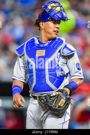 Kansas City Royals' Salvador Perez and commentator Bridget Howard are ...
