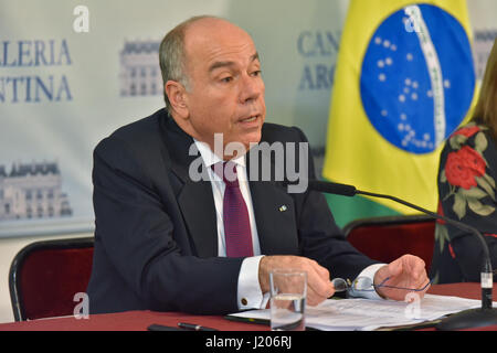 Brazil's Foreign Minister Mauro Vieira speaks during the BRICS foreign ...