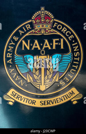 A WW2 NAAFI Navy Army Air force Institute girl in wartime uniform Stock ...