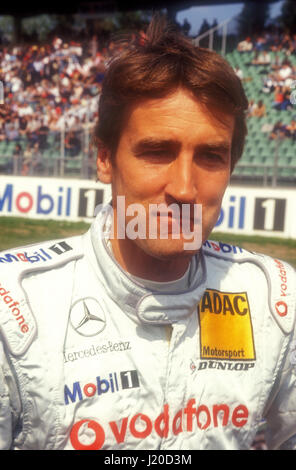 German race driver Bernd Schneider steers his car during the qualifying ...