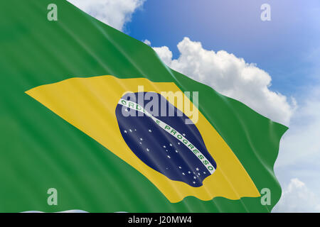 beautiful any holiday flag 3d illustration - dark photo of Democratic ...