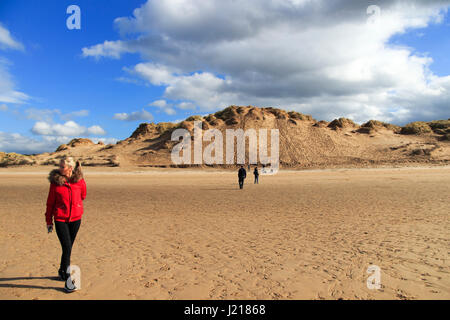 Sand Dunes At Formby Point, Sefton Coast, Merseyside, UK Stock Photo ...