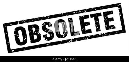 obsolete stamp. obsolete square grungy black sign Stock Vector Image ...