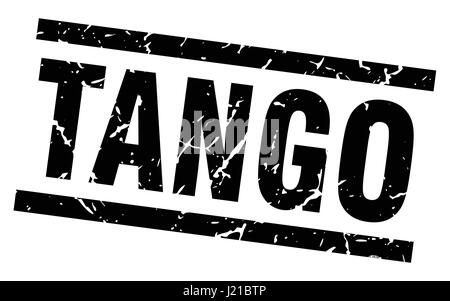 tango sign. tango grunge black stamp. Label Stock Vector Image & Art ...