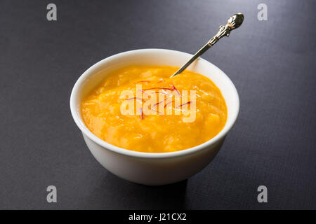 alphonso mango pulp or hapus aam ras or amba ras in marathi, selective ...