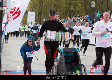Warsaw, Poland. 23rd Apr, 2017. International contestants in Orlen ...