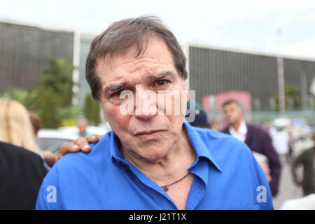 SAO PAULO, BRAZIL - MAY 30 Gabriel Casagrande during the practice ...
