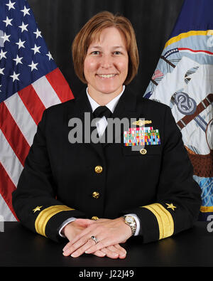 Offical portrait for RDML Kelly Aeschbach. (US Navy Photo by Robert ...