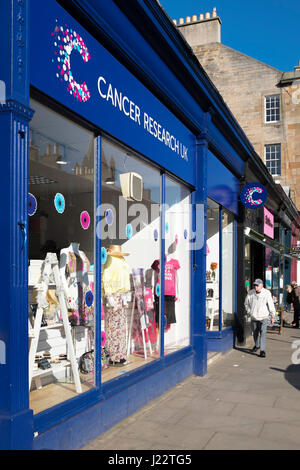 Facade of Cancer Research UK charity shop, Blackburn, Lancashire UK ...