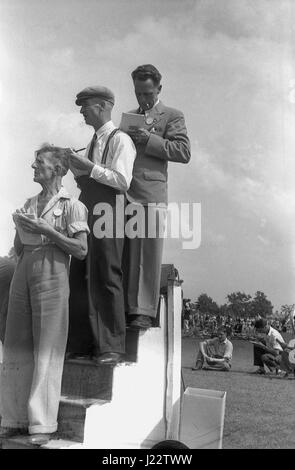 Track Judges at Athletics Stock Photo - Alamy