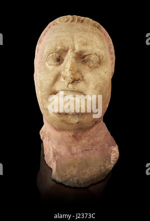 Roman sculpture of the Emperor Vitellius, excavated from Althiburos ...