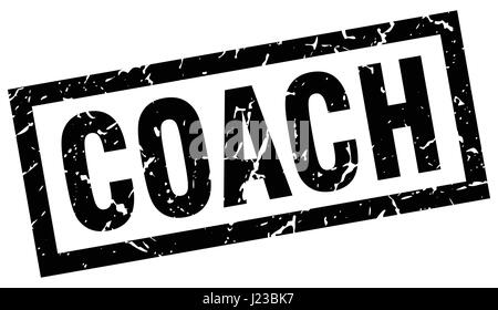 square grunge black coach stamp Stock Vector Image & Art - Alamy