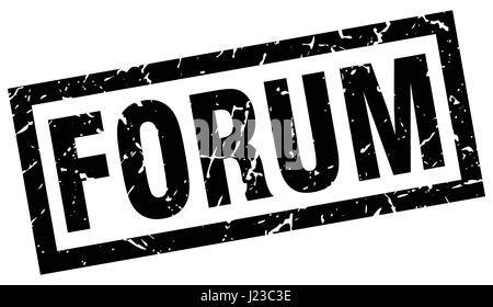 square grunge black forum stamp Stock Vector Image & Art - Alamy