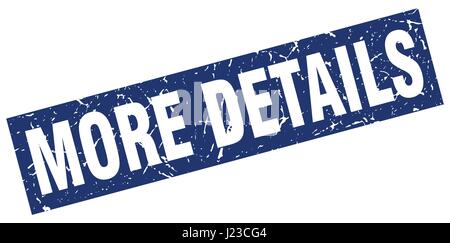 square grunge blue more details stamp Stock Vector Image & Art - Alamy