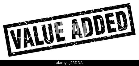 value added sign. value added grunge black stamp. Label Stock Vector ...