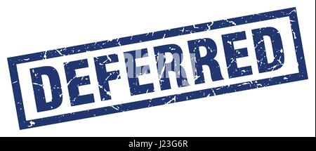 square grunge blue deferred stamp Stock Vector Image & Art - Alamy
