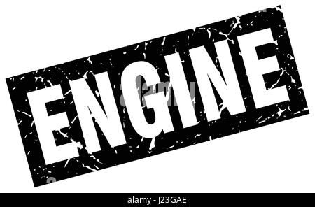 engine stamp. engine square grunge black sign Stock Vector Image & Art ...