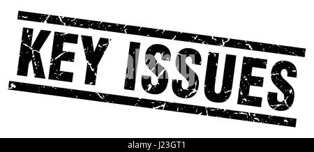 key issues sign. key issues grunge black stamp. Label Stock Vector ...