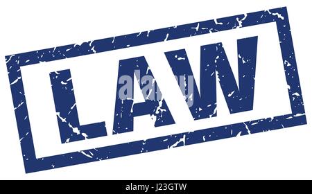 law stamp. law square grungy blue sign Stock Vector Image & Art - Alamy
