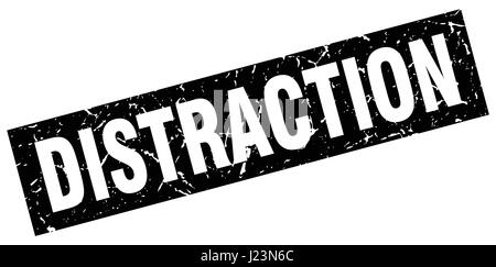 square grunge black distraction stamp Stock Vector Image & Art - Alamy