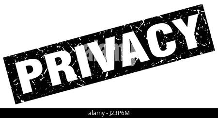 square grunge black privacy stamp Stock Vector Image & Art - Alamy