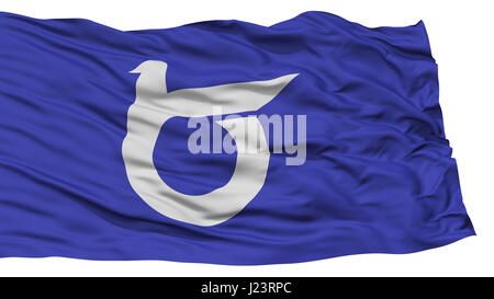 Japan, Japanese, Tottori Prefecture flag on grunge metal background ...