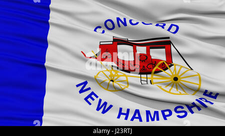 New Hampshire 3D wrinkled flag illustration. Usable for background and ...