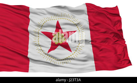 Alabama 3D waving flag illustration on Flagpole. Perfect for background ...