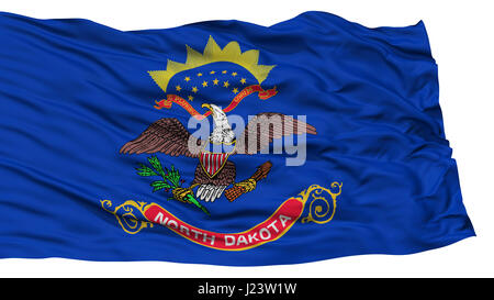 3d rendering of a detailed North Dakota USA State flag Stock Photo - Alamy