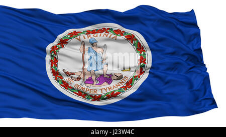 3d rendering of a detailed Virginia USA State flag Stock Photo - Alamy