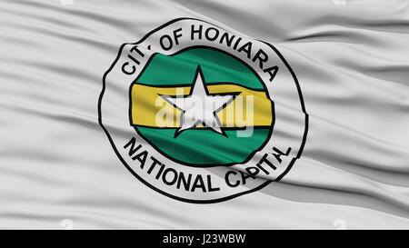 Solomon Islands, Honiara - capital city, pinned on political map Stock ...