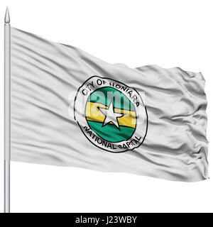 Solomon Islands, Honiara - capital city, pinned on political map Stock ...